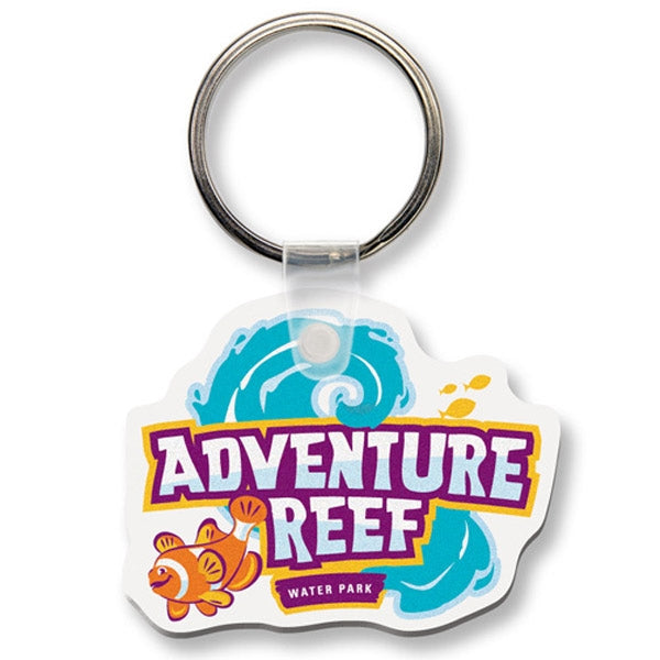 Custom Full Color Shape Vinyl Keychains – Promotional Products Online